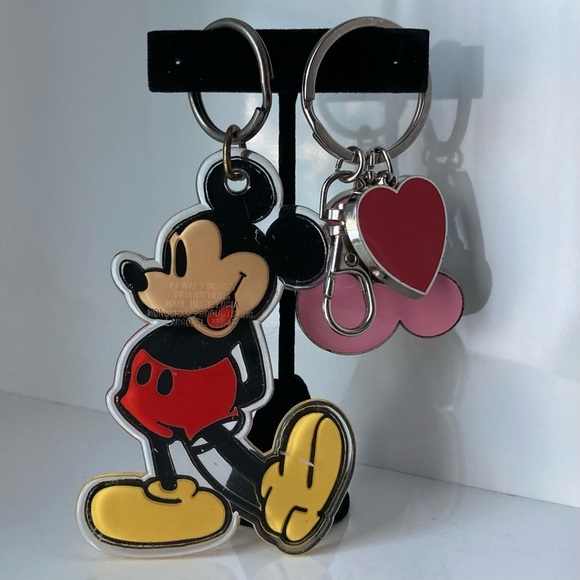 Disney | Accessories | Vintage Set 2 Walt Disney World Mickey Mouse Key ...
